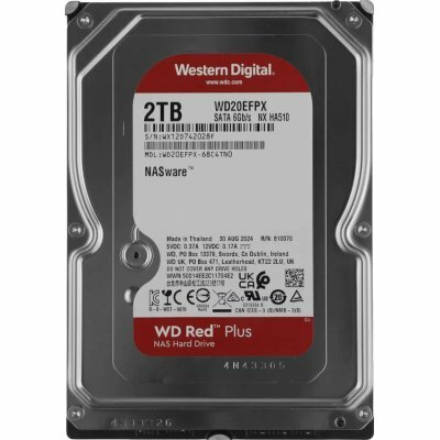 Жесткий диск Red Plus 2Tb WD20EFPX