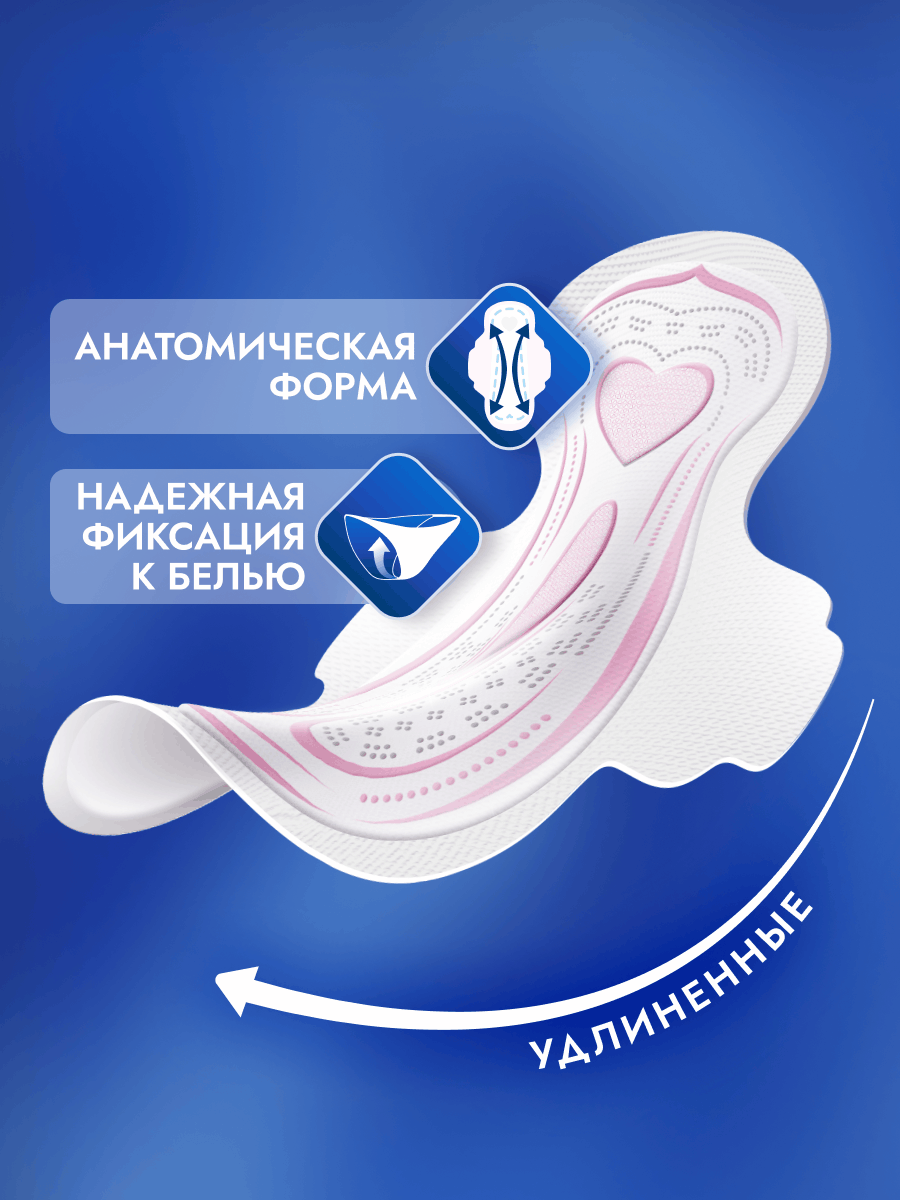 Прокладки Libretta Ультра Ночные с мягкой поверхностью, 8 шт — фото 1