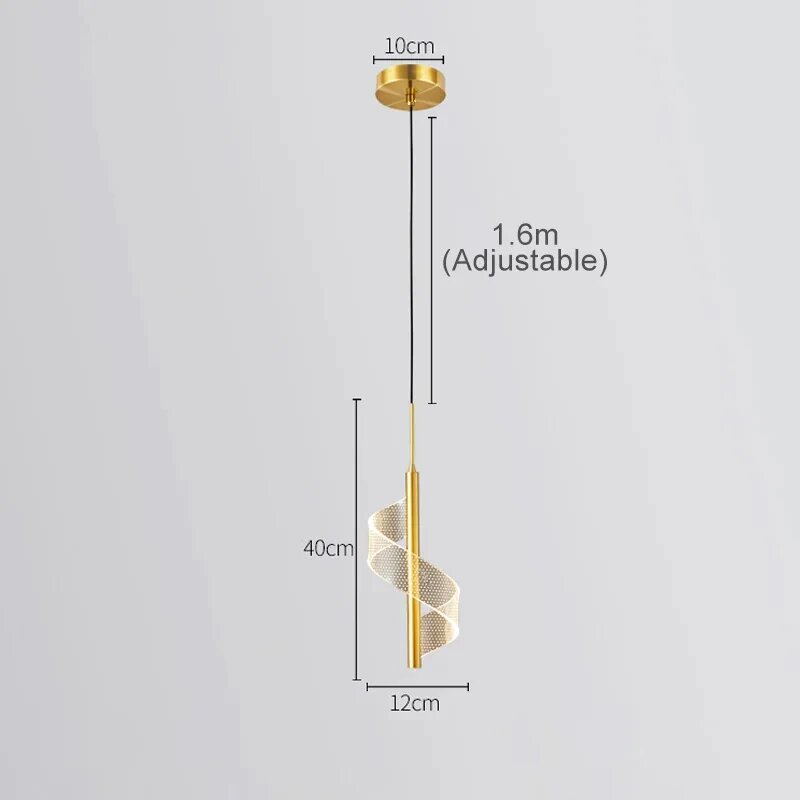 Скандинавский светодиодный настенный светильник 3 Color Light, Pendant lamp-Gold A