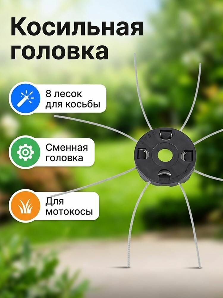 Головка триммерная автоматическая загрузка лески, катушка садового триммера