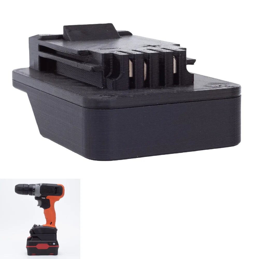 Аккумуляторный адаптер Parkside X20V TEAM к Black+Decker 20В