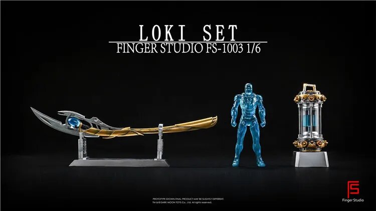 Finger Studio 1/6 FS-1003 Marvel Loki Скипетр и Кубик Рубика