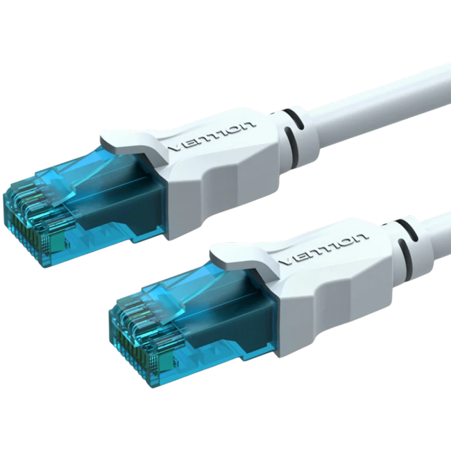 Vention VAP-A10-S1000 Патч-корд Vention прямой UTP cat.5е, RJ45 - 10м. Серый