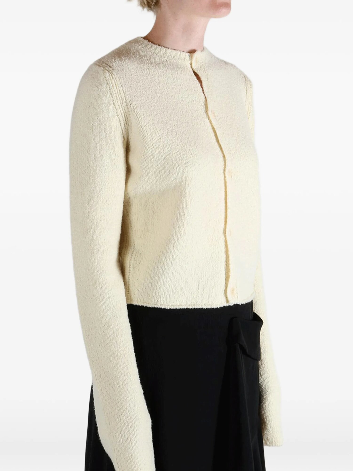 Кардиган RIER Bouclé-knit cardigan, размер 46, разноцветный — фото 1