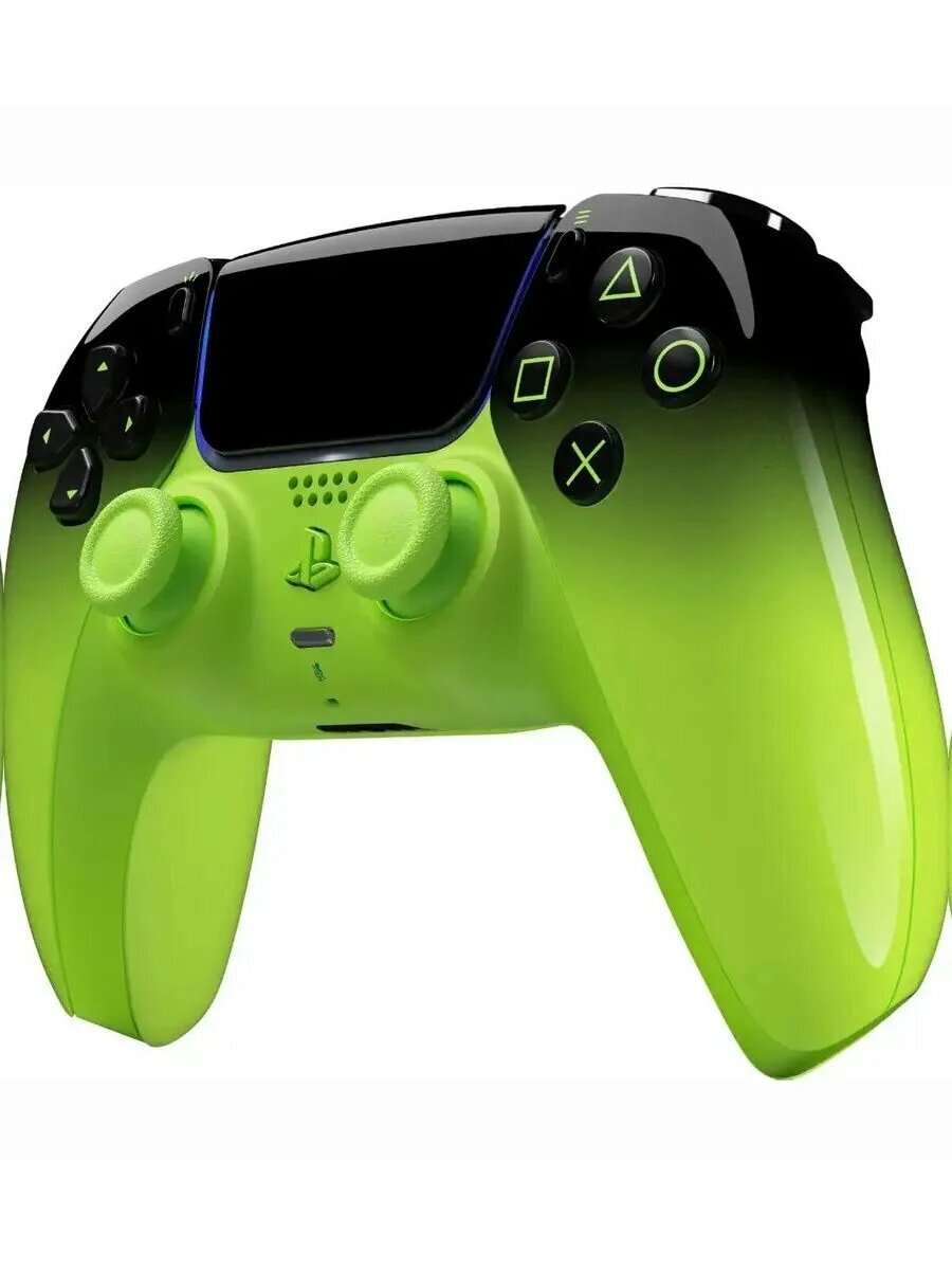 Геймпад Sony "DualSense" Remix Green, для PS5, беспроводная связь, 10 м