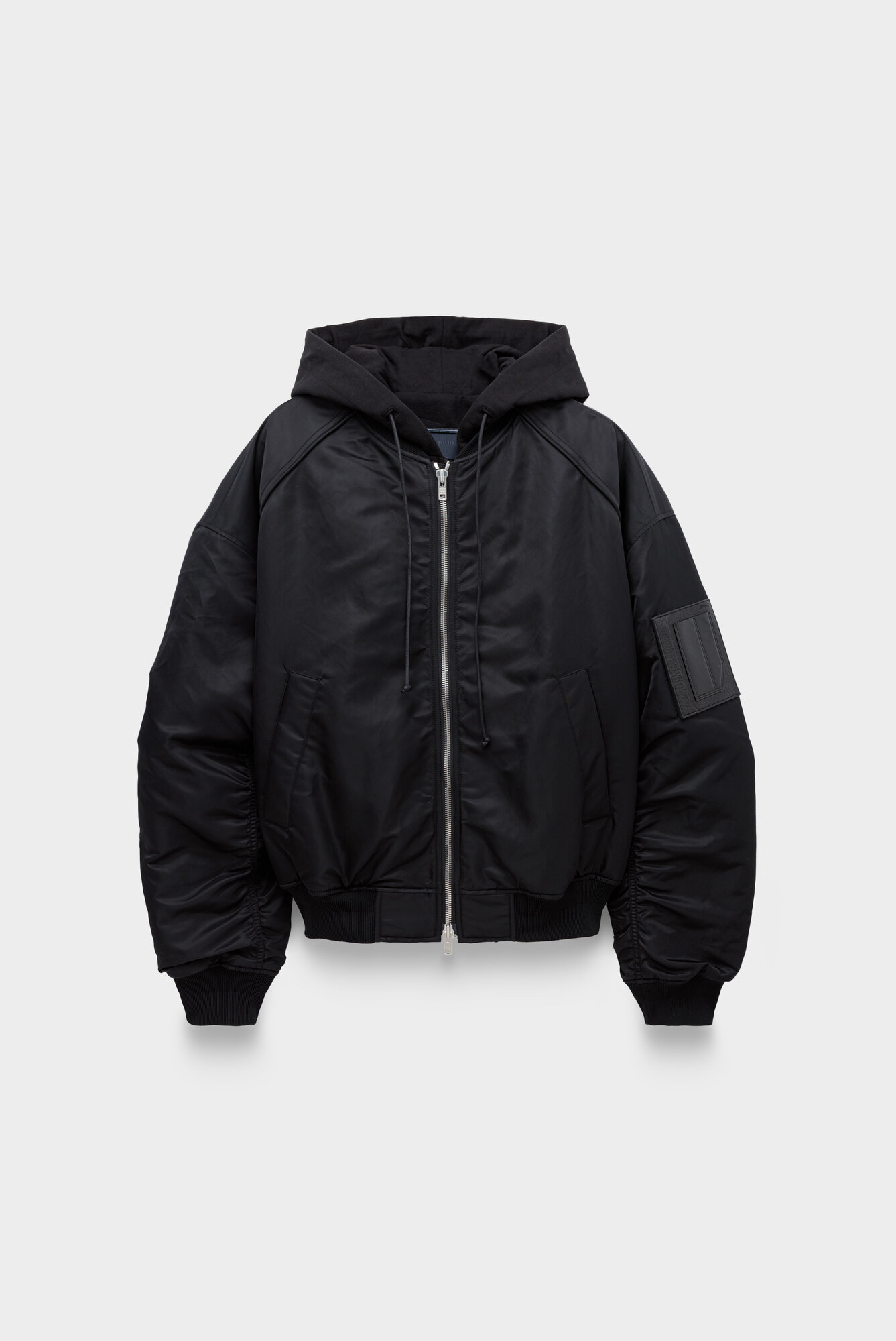 Куртка Juun.J [CARRY OVER] HOOD DETACHABLE MA-1 JUMPER для мужчин цвет черный размер 48