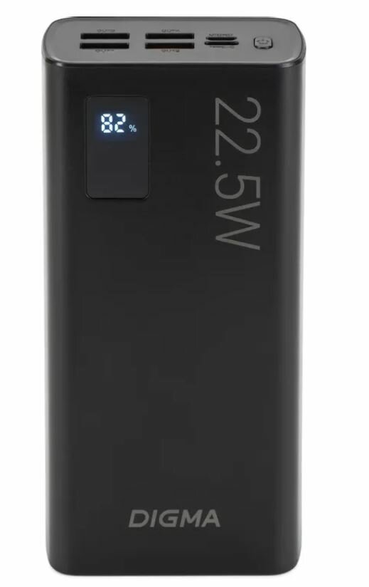 Внешний аккумулятор DIGMA DGPF30A черный