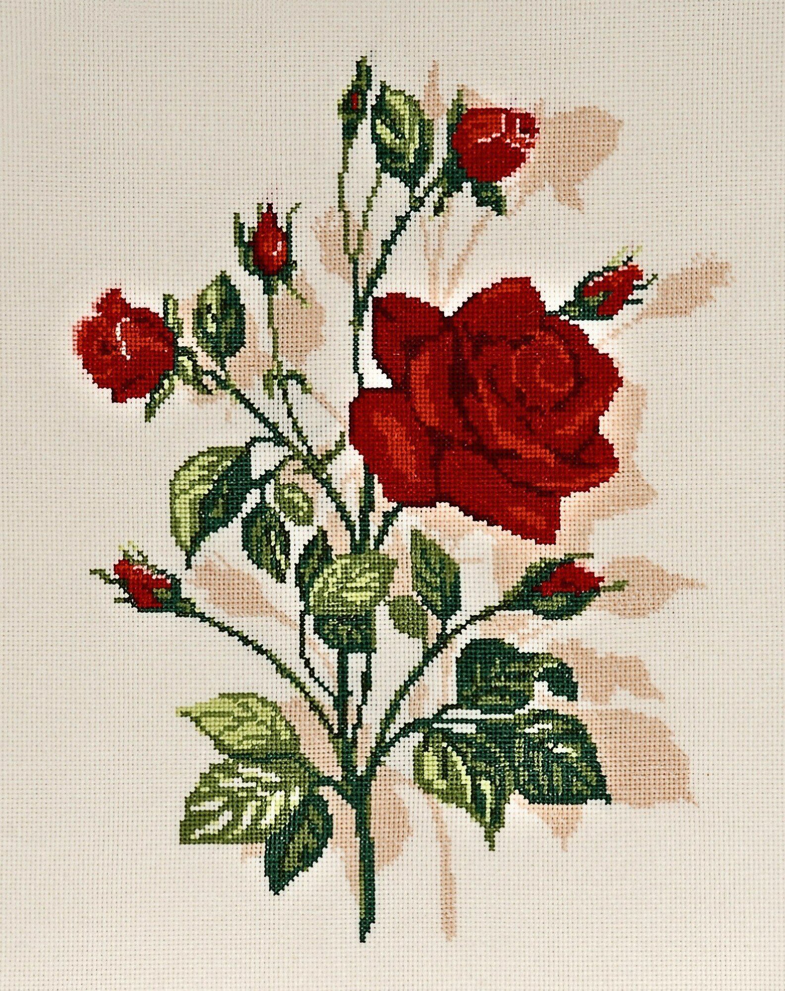 Набор для вышивания крестом Alisena "Роза" арт. 1159