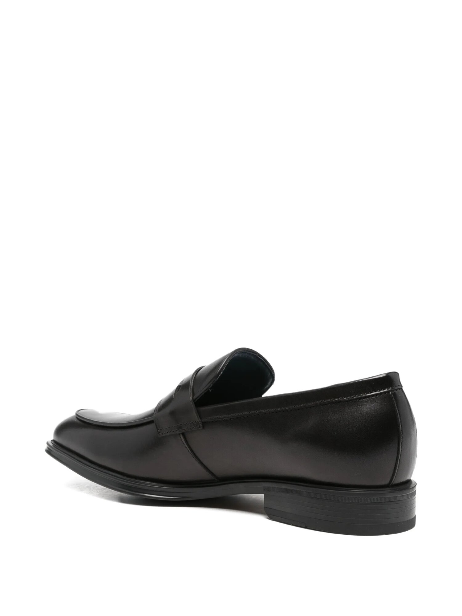 Лоферы SERGIO MORETTI Leather loafers, размер 43, black/black — фото 1