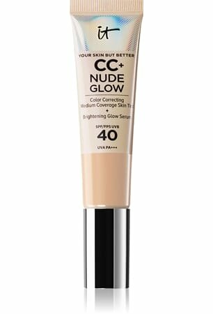 Cc-средство it cosmetics your skin but better cc + nude glow, светлый, 32 мл