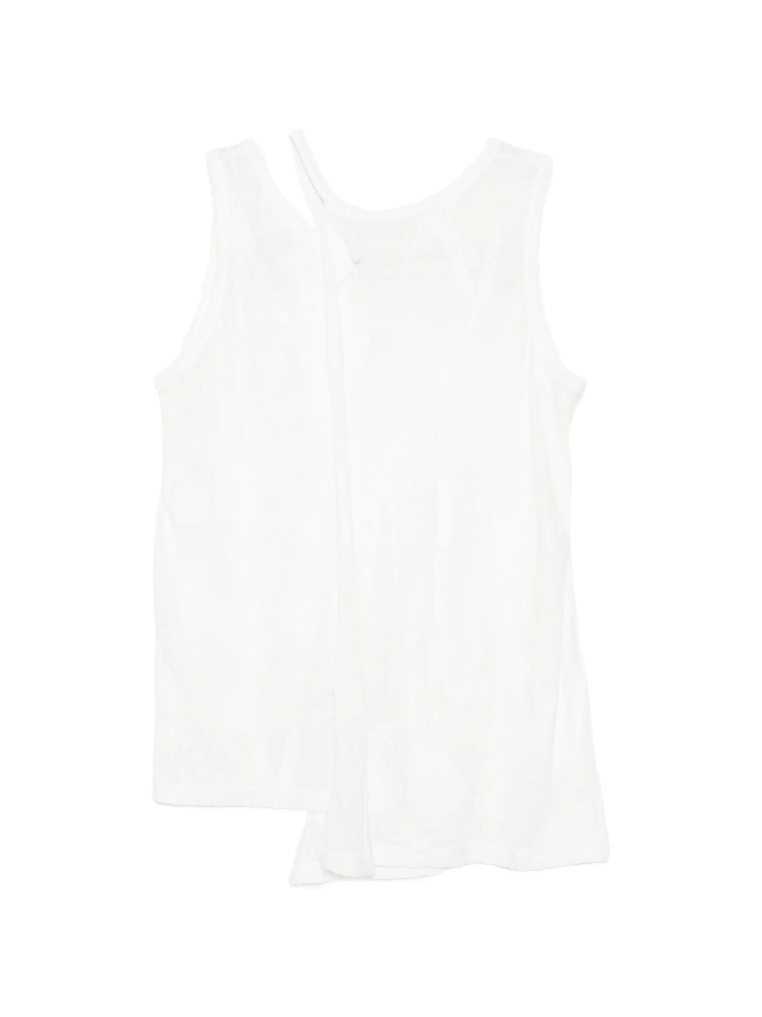 Топ Y's Jacquard sleeveless top, размер 44, бежевый/белый — фото 1