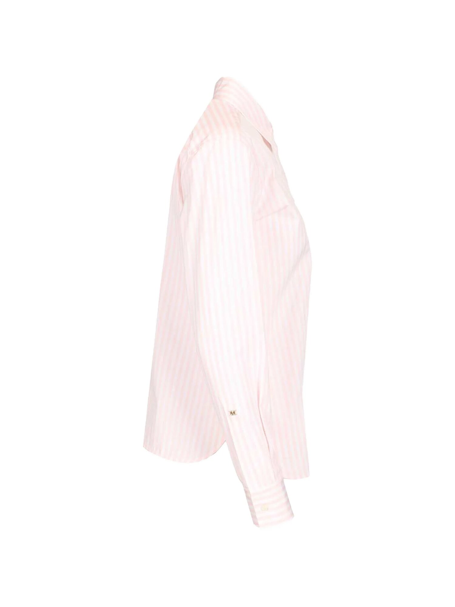 Рубашка Max Mara Striped cotton shirt, размер 42, розовый — фото 1