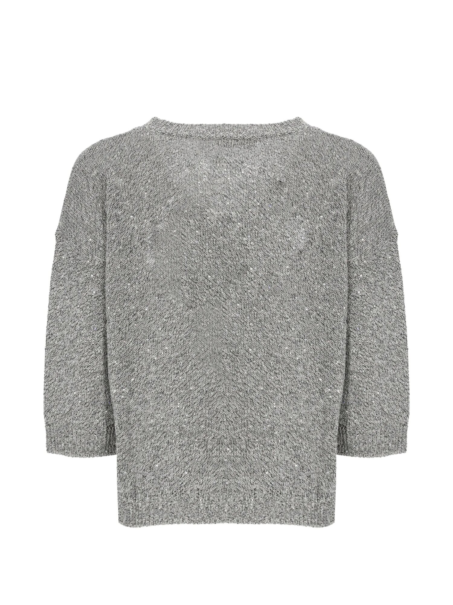 Свитер Kangra Cashmere Sequin-embellished V-neck sweater, размер 42 — фото 1