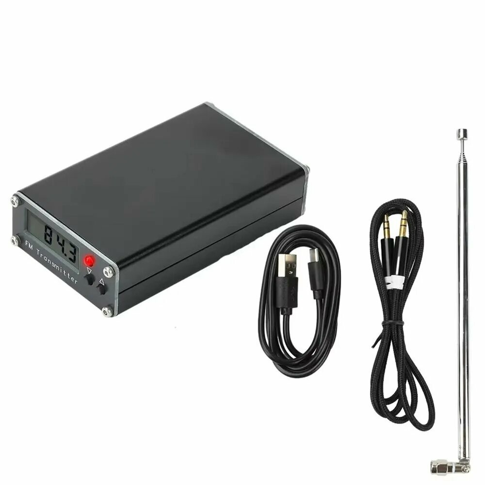 2000 М FM Stereo Transmetter 0,5W 76-108 МГц ЖК-Дисплей Digital Для Церкви Автомобильной Радиопередачи.