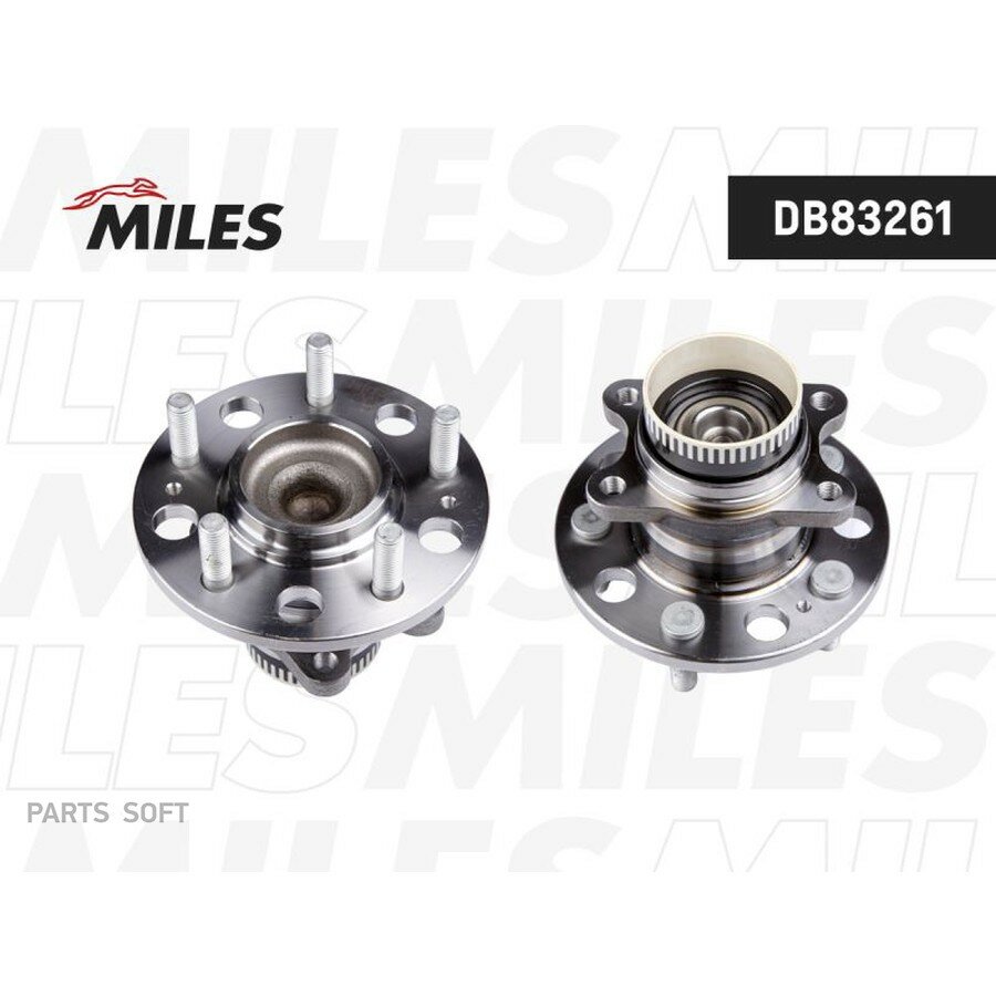 MILES DB83261 Ступица с подшипником HYUNDAI IX35/I40/KIA SPORTAGE III/CARENS II-III 05- зад. ()
