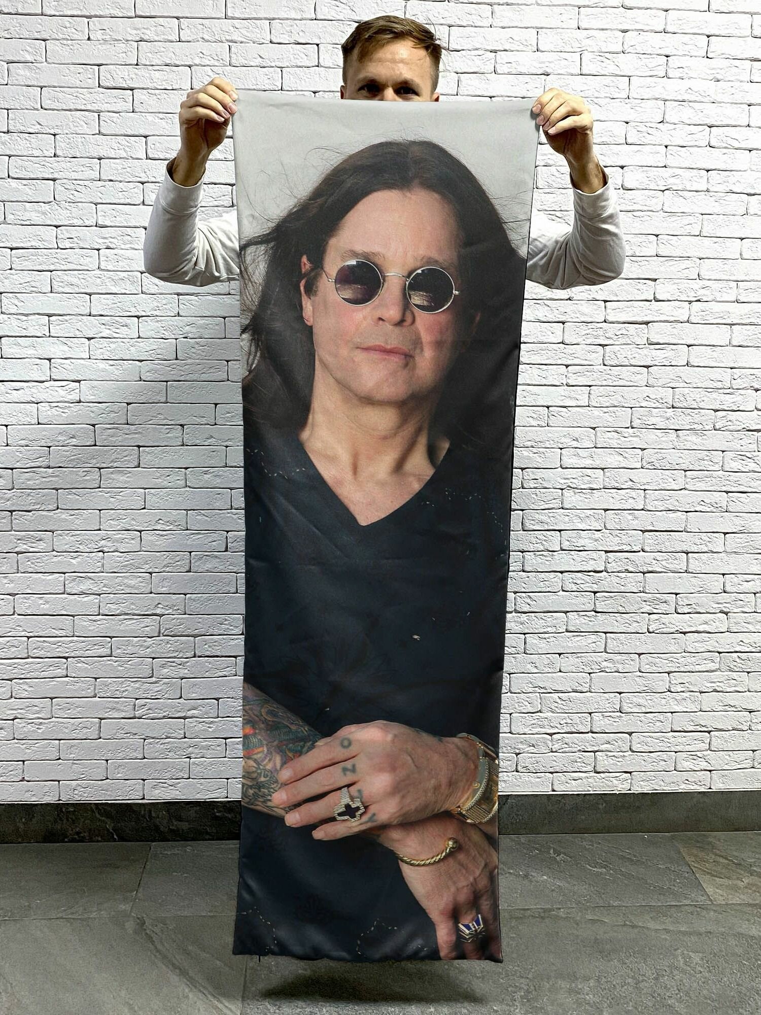 Оззи Осборн Ozzy Osbourne только Наволочка для подушки-дакимакуры 50x150 см. Без подушки