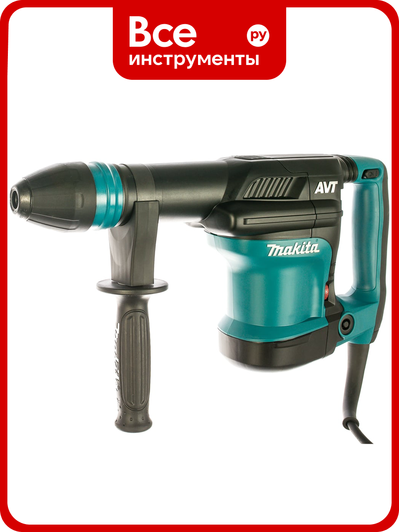 Отбойный молоток Makita HM0871C с антивибрационной системой и регулируемыми оборотами для увеличения срока