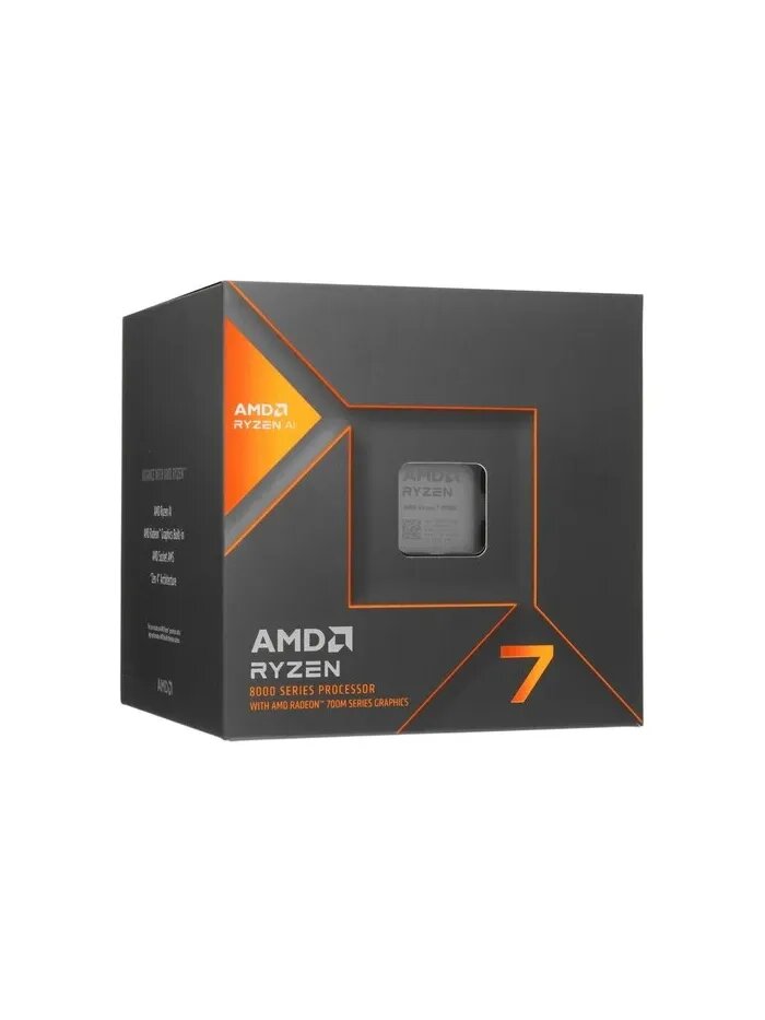 Процессор AMD Ryzen 7 8700G 100-100001236BOX Zen 4 8C/16T 4.2-5.1GHz (AM5, L3 16MB, 4nm, 65W TDP, Radeon 780M) Box