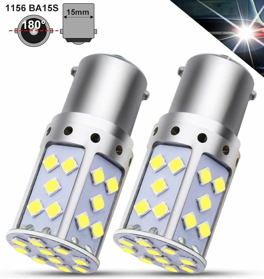 Светодиодные Лампы P21W 12-24V Белый цвет