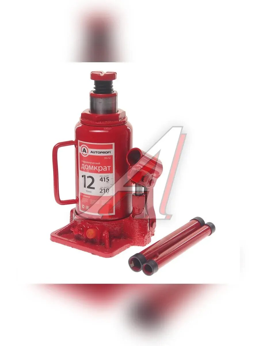 Домкрат бутылочный 12 т AUTOPROFI 210-415 мм