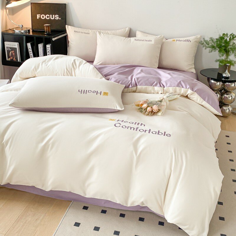 Элитный комплект постельного белья из четырех предметов, подходит для всех сезонов: весны, лета, осени и зимы, очень
