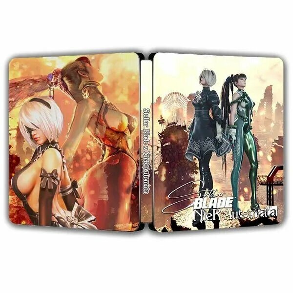 Stellar Blade x NieR Automata DLC Edition For PS4/PS5 Steelbook ONi Fantasy Box(Только стальной корпус, без диска с игрой)