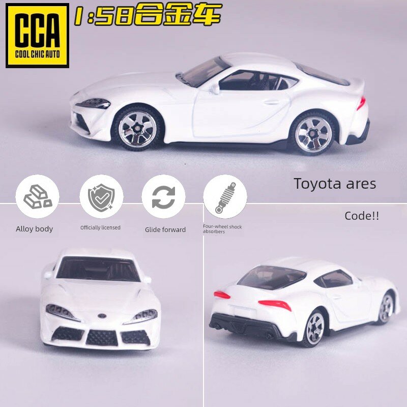 Миниатюрная модель автомобиля CCA Cai Po 1:64 из настоящего сплава с амортизаторами, карманная реалистичная игрушечная