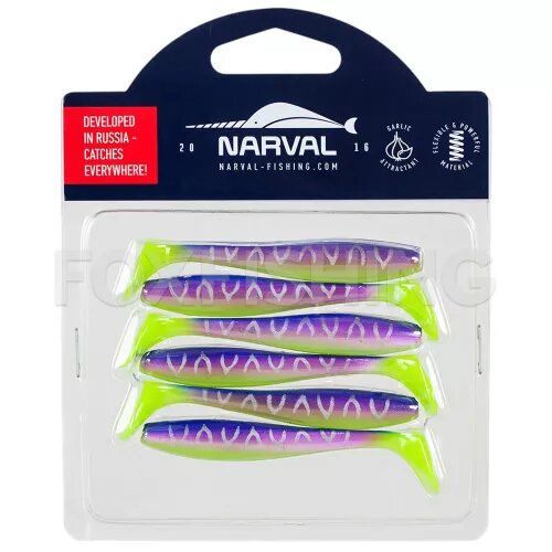 Силиконовая приманка Narval Choppy Tail 8cm #050 6шт.