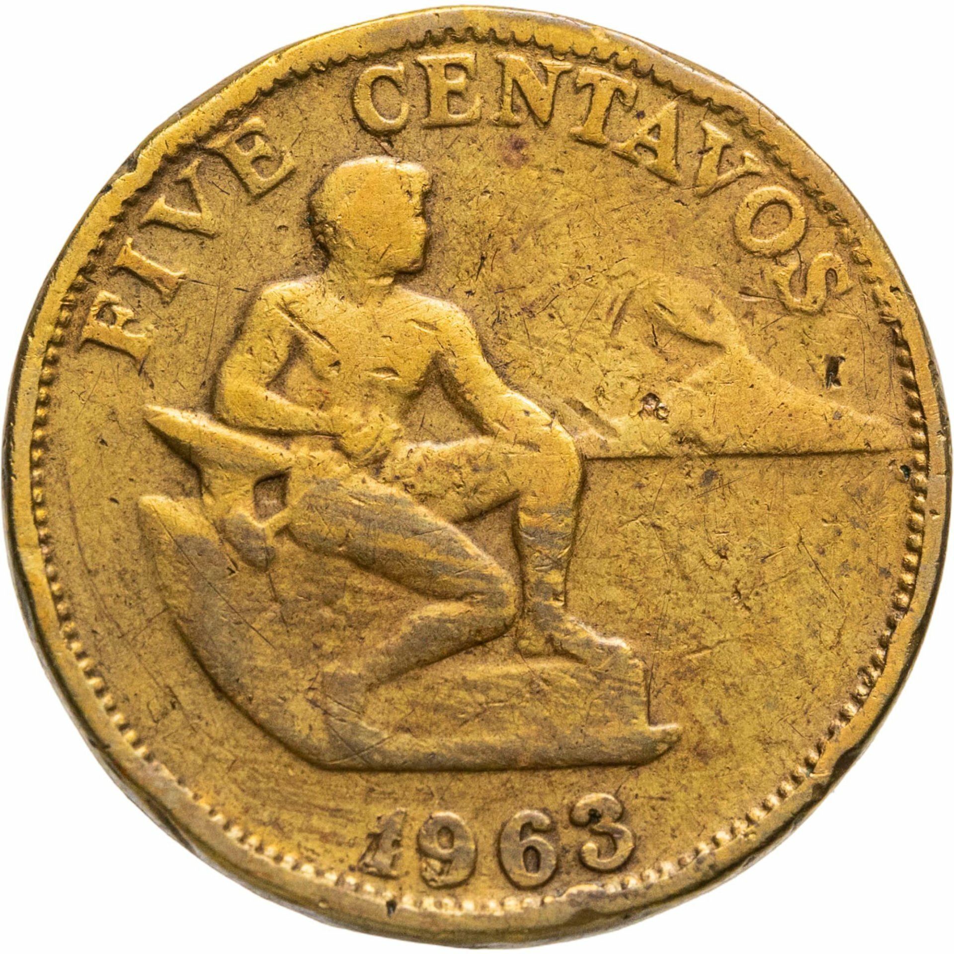 Филиппины 5 сентаво (centavos) 1963 — фото 1