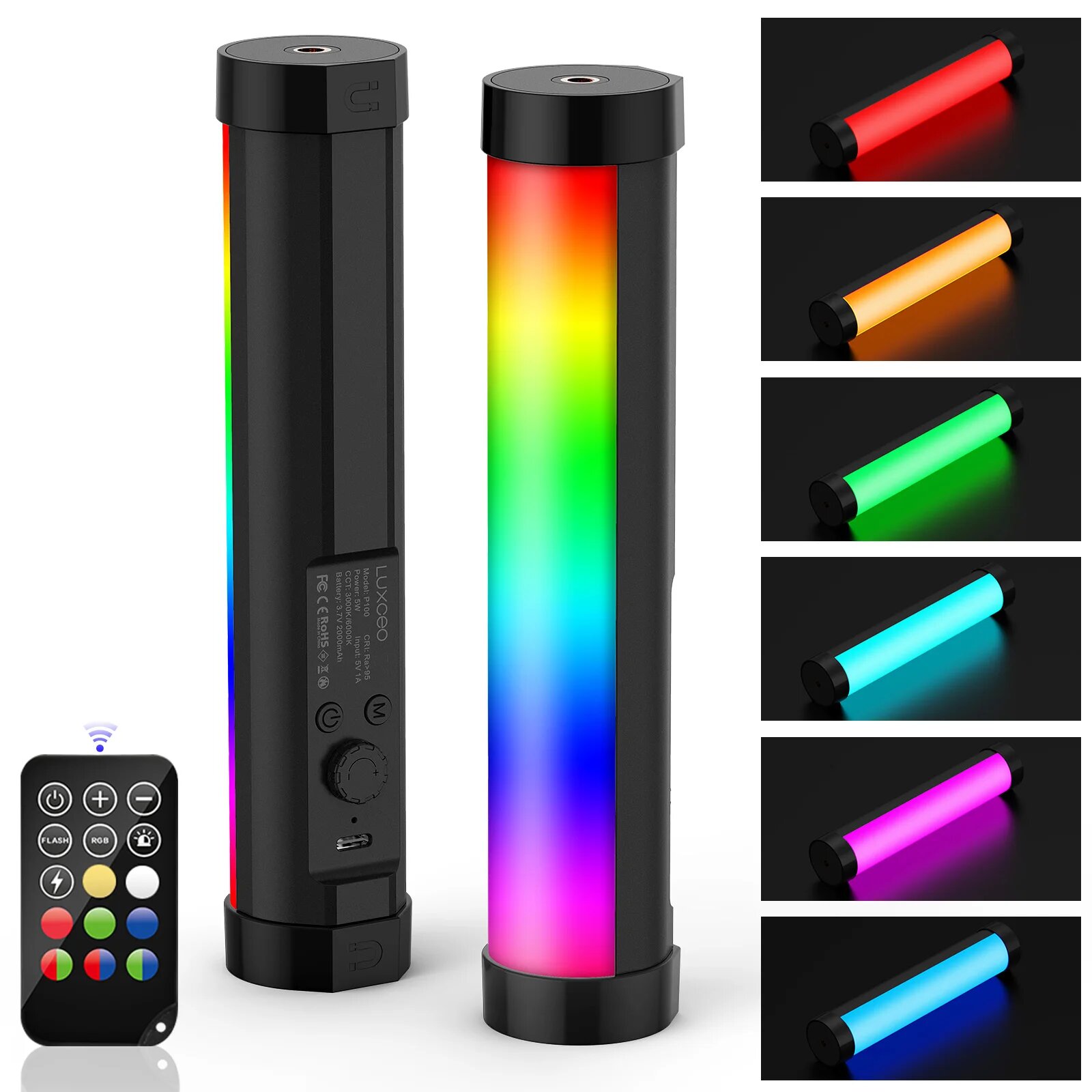 LUXCEO P100 RGB Подсветка, 1pc