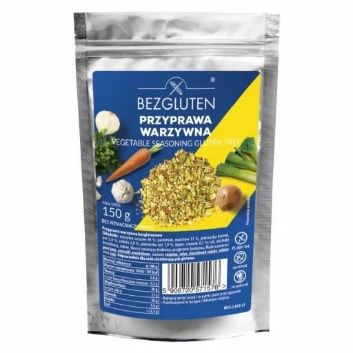 Овощная приправа без глютена Bezgluten, 7шт x 150г