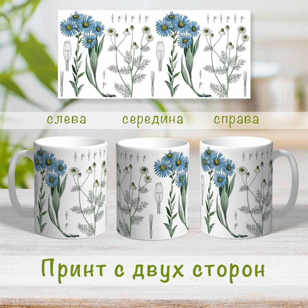 Кружка керамическая Ромашки 2 из иллюстраций
