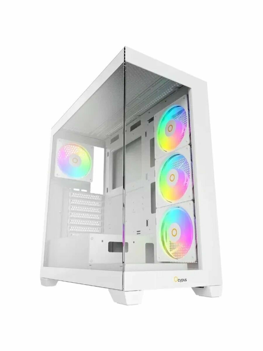 Корпус для ПК Ocypus Gamma C72 WH белый, Mid Tower без блока питания