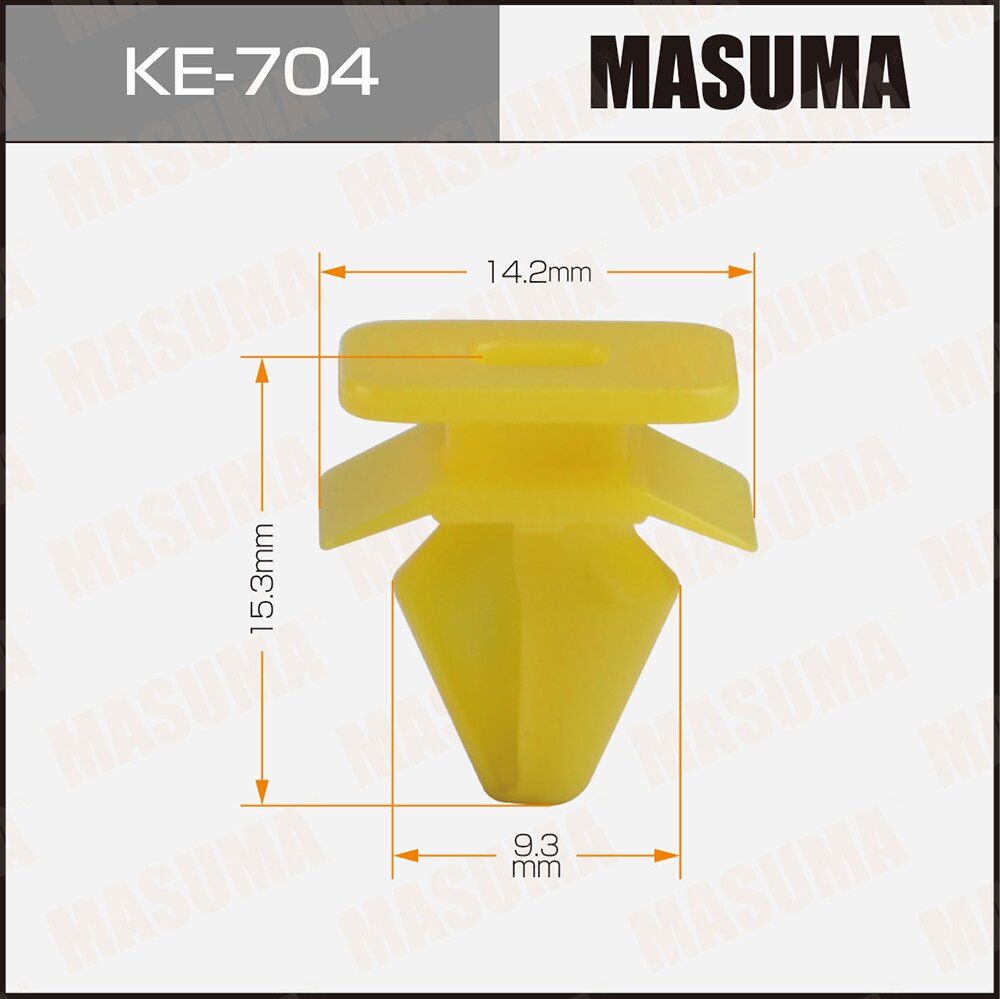 Клипса автомобильная Masuma KE-704