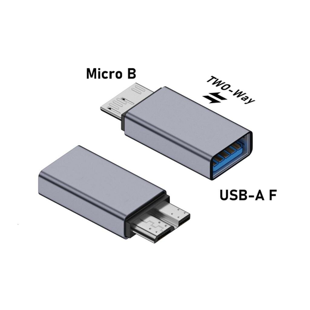 Адаптер USB Type-C — Micro-B, usb женский — фото 1