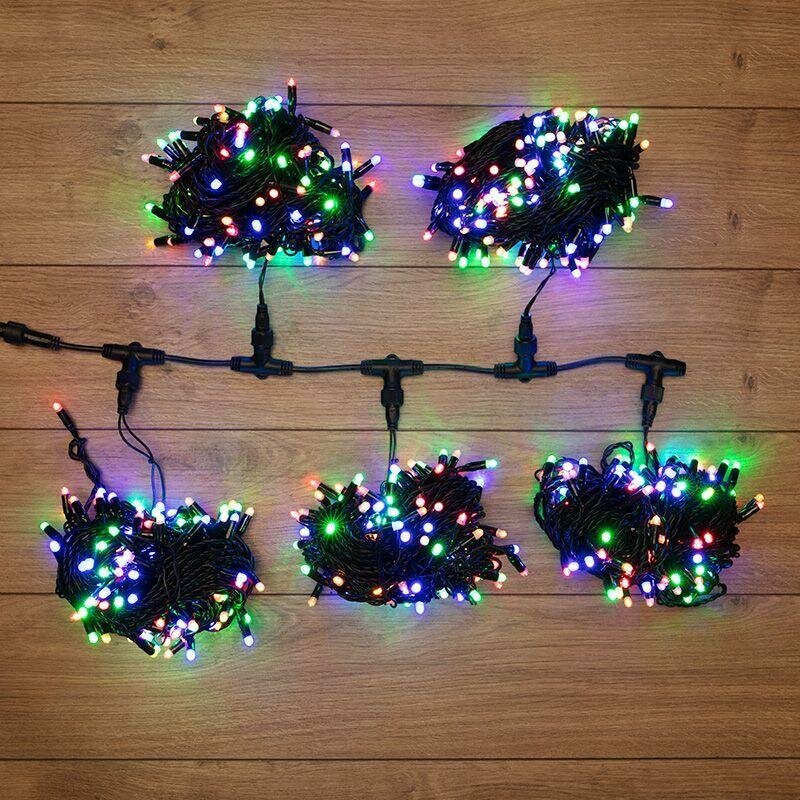 Гирлянда светодиодная "LED ClipLight" 5 нитей х20м 665LED мультиколор 50Вт 24В IP65 трансф. в компл. Neon-Night 323-509