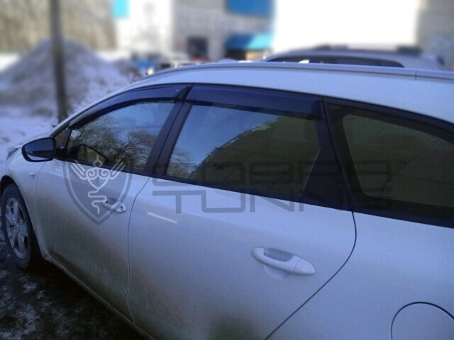 Дефлектора окон Kia Ceed II Wagon 2012 деф. окон Cobra tuning K13512