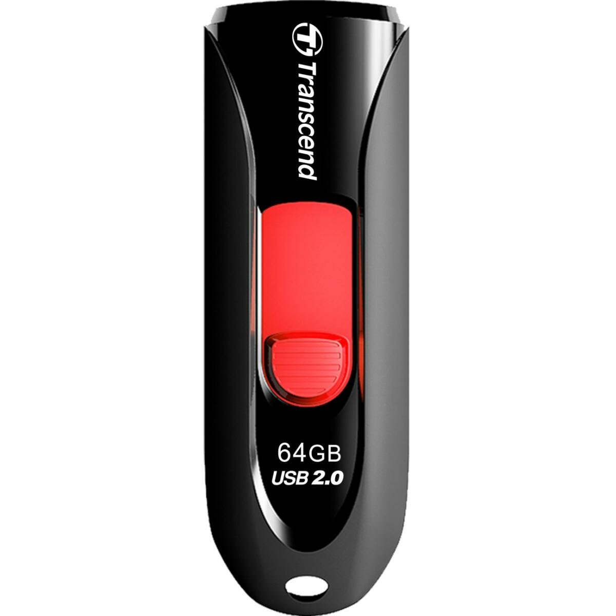 Флешка 64GB Transcend JetFlash 590 USB 2.0 черно-красная TS64GJF590K