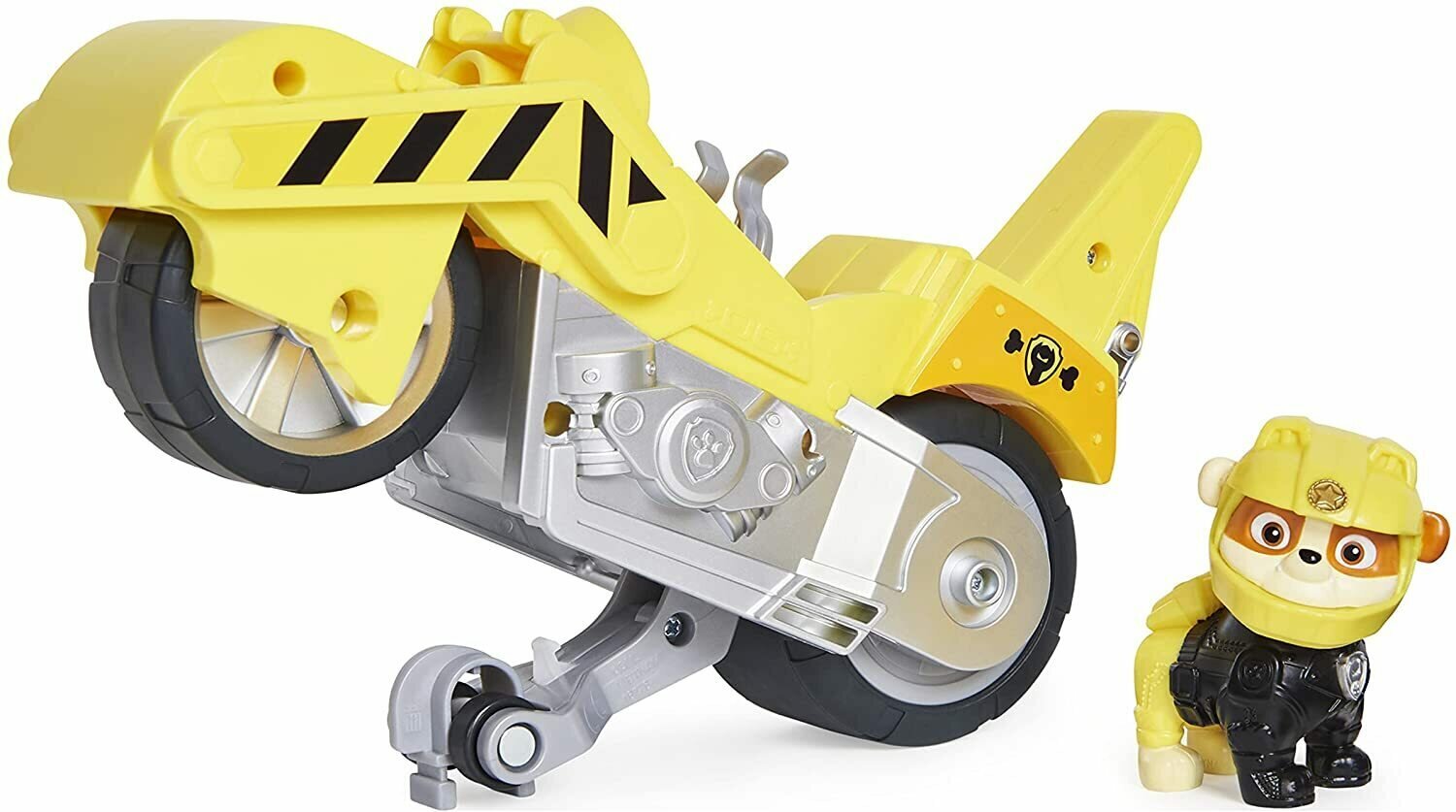 Роскошный мотоцикл Крепыш, Мото-щенки с функцией Wheelie и игрушечной фигуркой