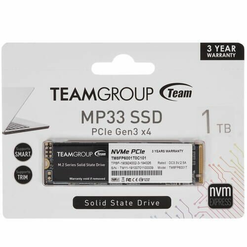 1000 ГБ SSD M.2 накопитель Team_Group MP33 (TM8FP6001T0C101)