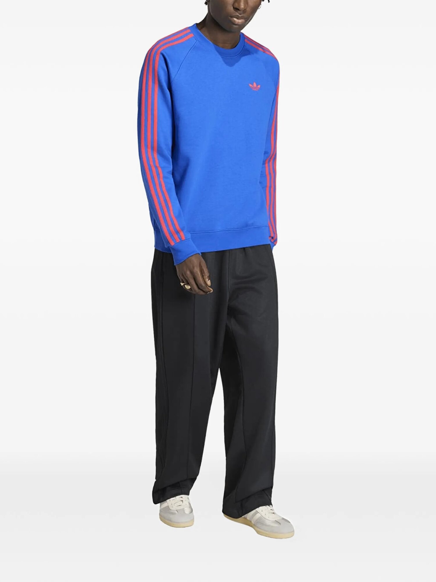 Свитер adidas 3-Stripes, размер 50 GER, , blue — фото 1