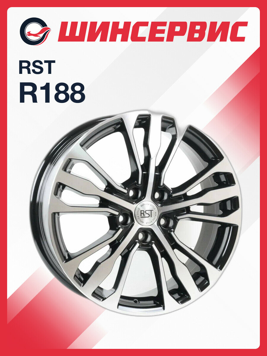 Литой колесный диск RST R188 R18.0x7.0J 5x114.3 ET45.00 ЦО60.10 для автомобиля