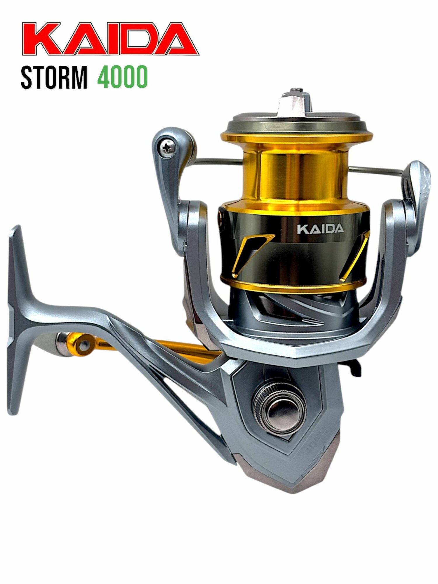 Катушка Kaida STORM 4000 5+1 для рыбалки для спиннинга, удочки кайда