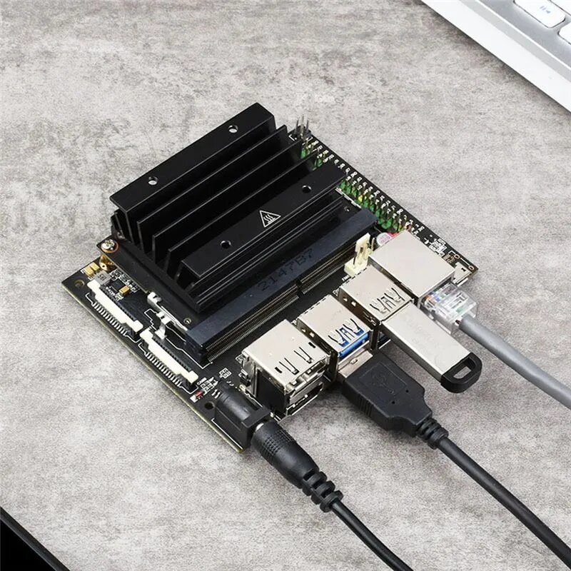 Для комплекта разработчика Jetson Nano 4 ГБ Совет по развитию искусственного интеллекта AI с теплоотводом Программирование роботов для обучения