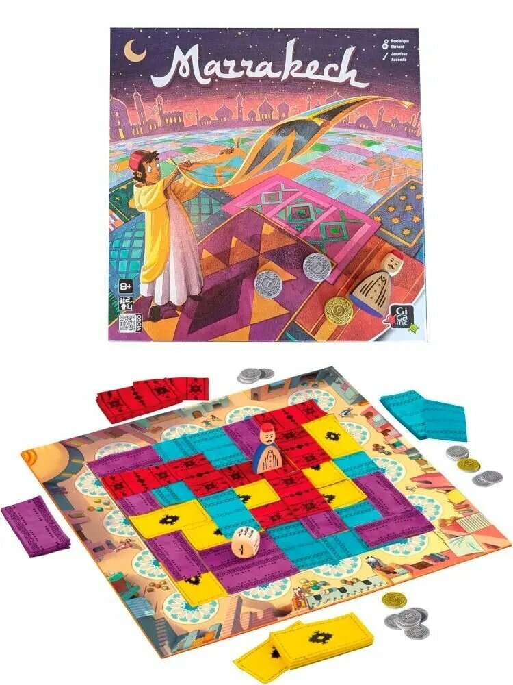 Настольная игра Marrakech (Марракеш) (original English version). Игра на английском.