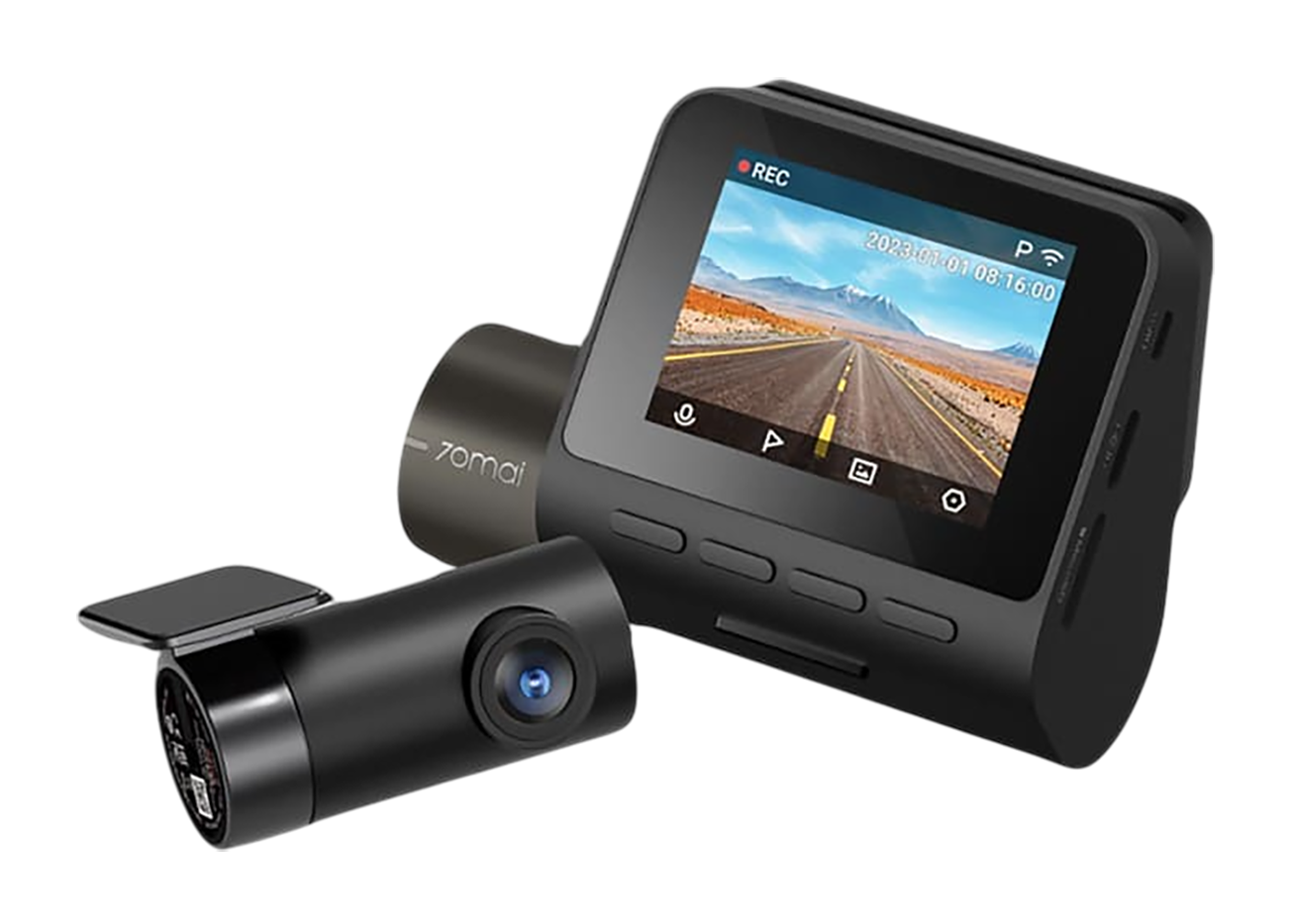 Видеорегистратор Xiaomi 70mai Dash Cam Set A200-1 (+ Rear Cam) Global Version, Black
