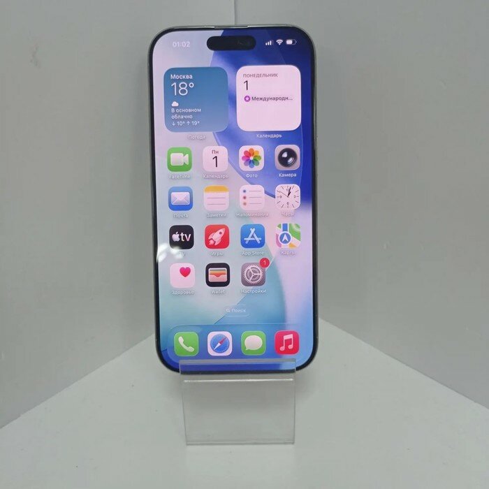Смартфон Apple iPhone 16 Pro 8/512 Серебристый