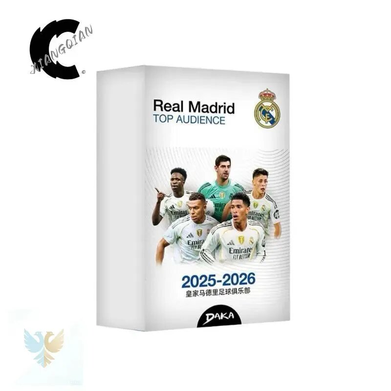 Футбольная карточка DAKA 25-26 (Футбольный клуб Real Madrid), коллекционная, футбольная карта лучшей аудитории