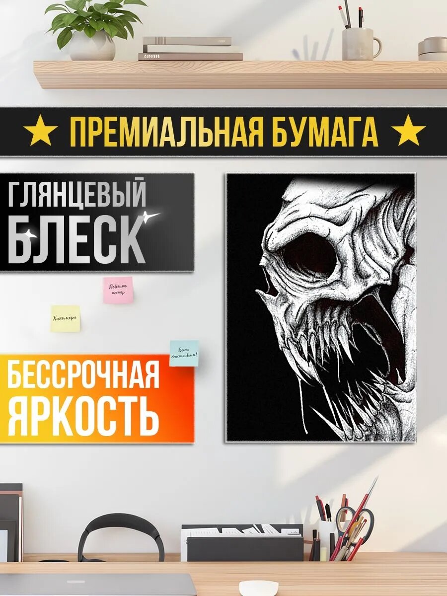Постер на стену Череп Skull — фото 1