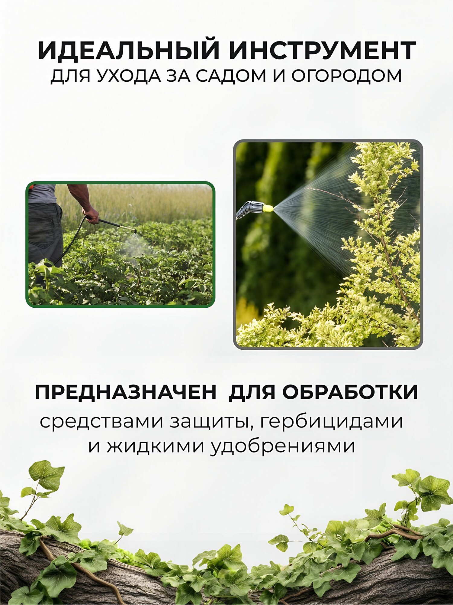 Жук, Опрыскиватель садовый для дачи и огорода, помповый, 7л, Эксперт — фото 1